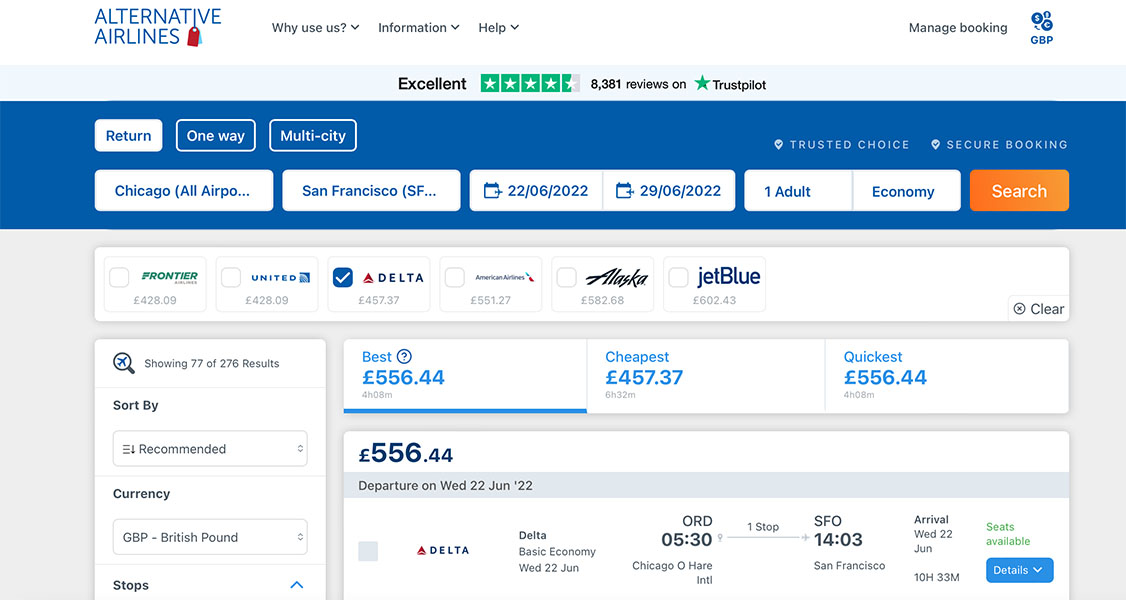 Buy Delta Refundable Flights Online | Find Flexible, Refundable Flights