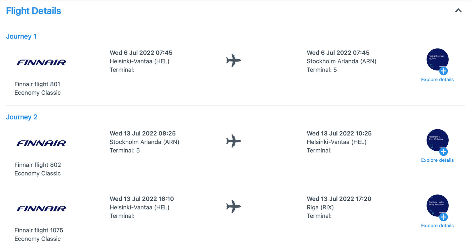 Search & Book Finnair Multi City Flights