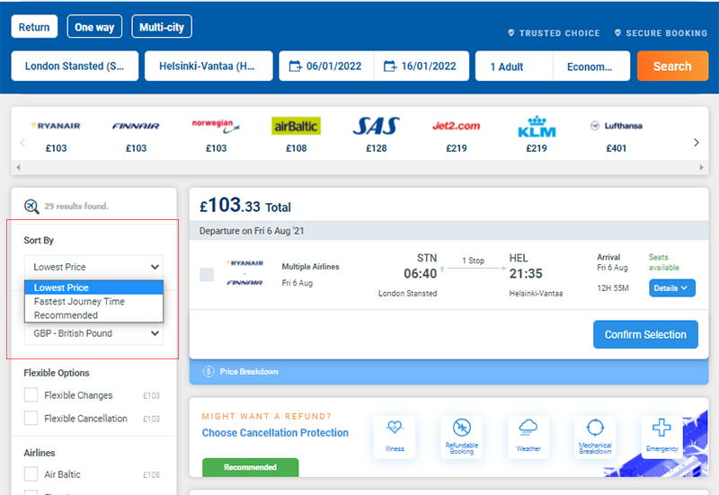Cheap Flights January 2023 | Save with Low Fares