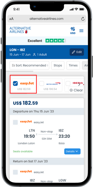 Buy easyJet Flights & Pay Using Apple Pay