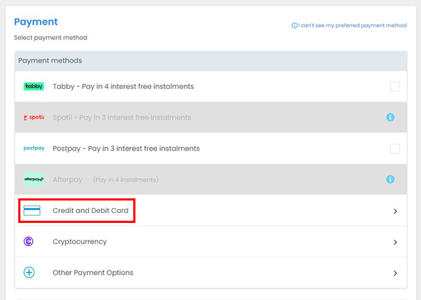 Search & Buy Flights with a Credit Card
