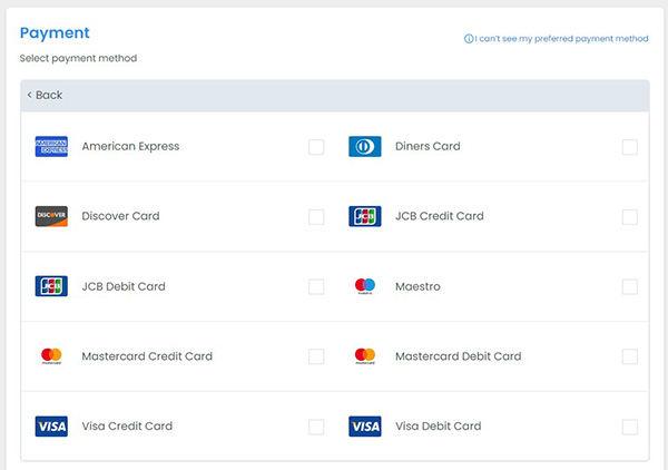 Search & Buy Flights with a Credit Card