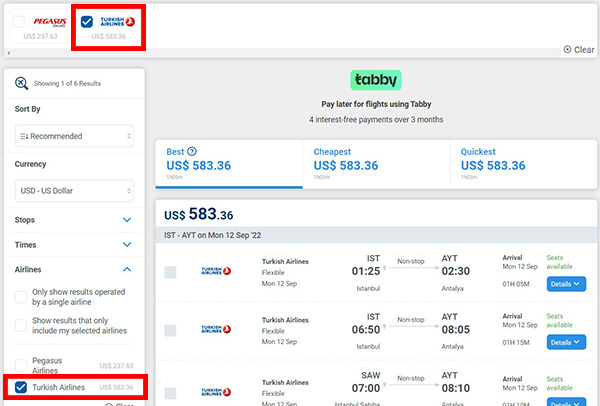Search & Book Turkish Airlines Multi City Flights